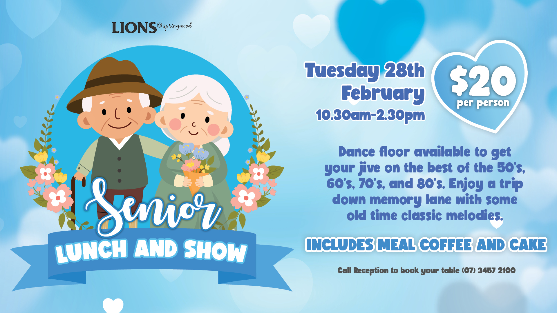 Seniors Lunch And A Show Lions Springwood Seniors Lunch And A Show Lions Springwood
